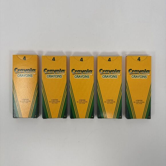 Office | Vintage Crayola Crayons Binney Smith Box 1997 Nos Lot Of 5 ...